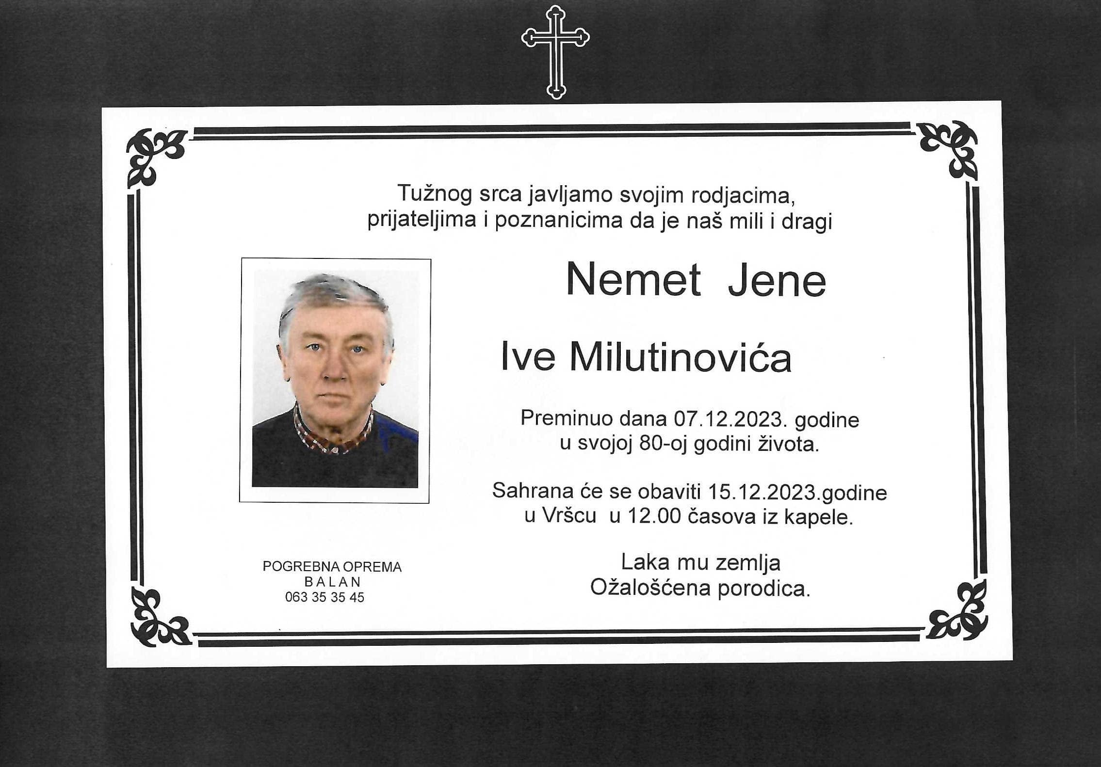 Umrlice | Pogrebne usluge Balan